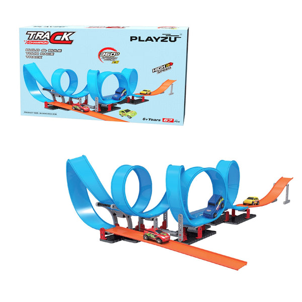 Playzu Pull Back 5 Loop Track Set || 6years to 14 Years