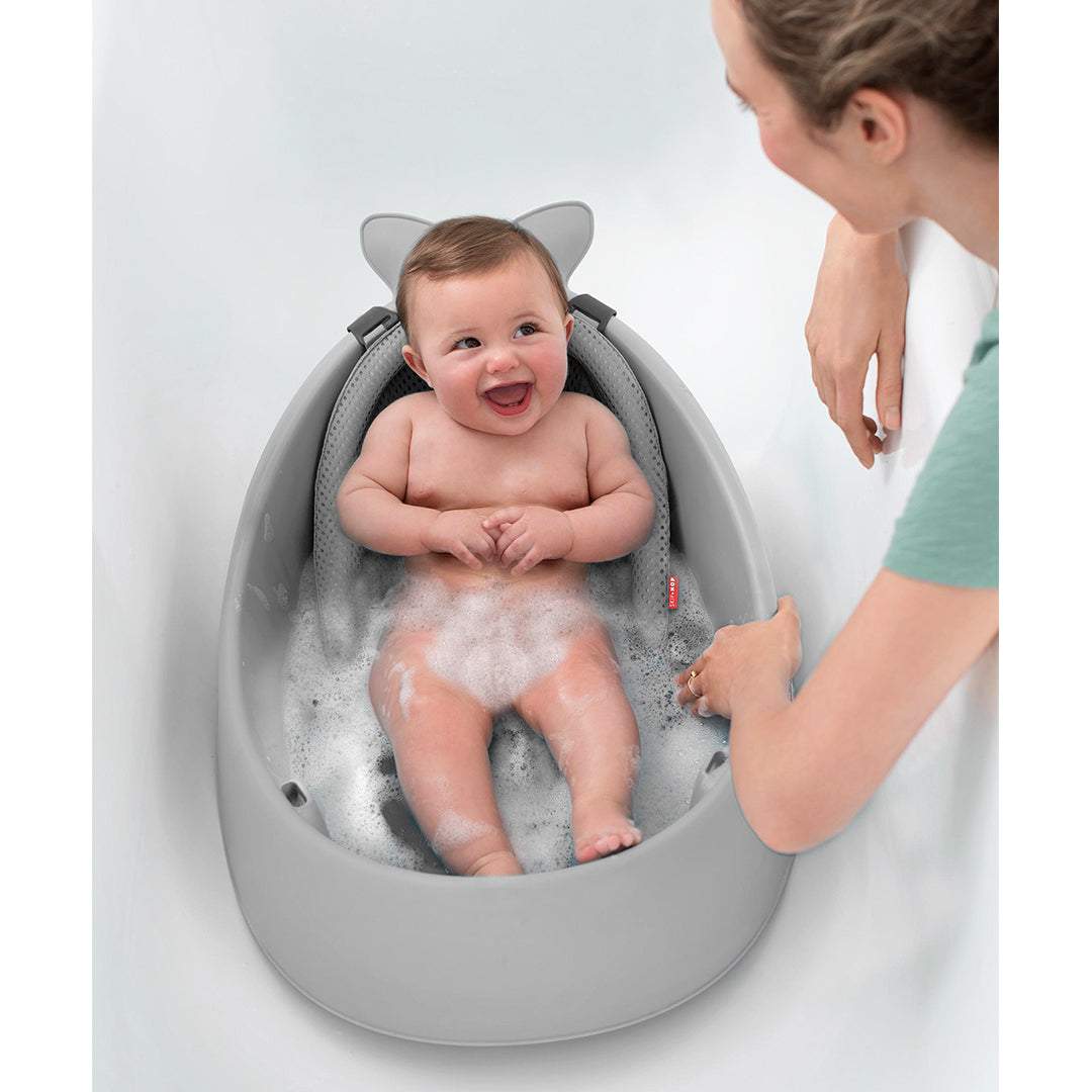 Skip Hop Grey Color Moby Smart Sling 3-Stage Tub Birth+ to 36months